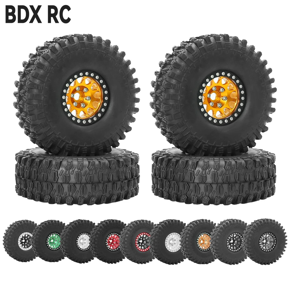 Metal-1-9-Beadlock-Wheel-Rim-Tires-Set-for-1-10-RC-Crawler-Car-Axial ...