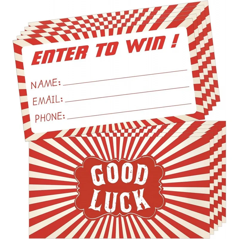 50PCS-Raffle-Ticket-Table-Blank-Registration-Form-Raffle-Ticket-Ticket ...
