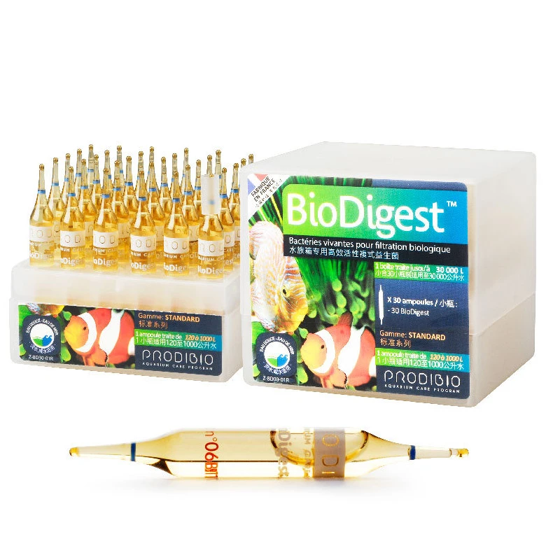 Prodibio BioDigest Fish Tank PRODIBIO Aquarium Care Bacterial Solution ...