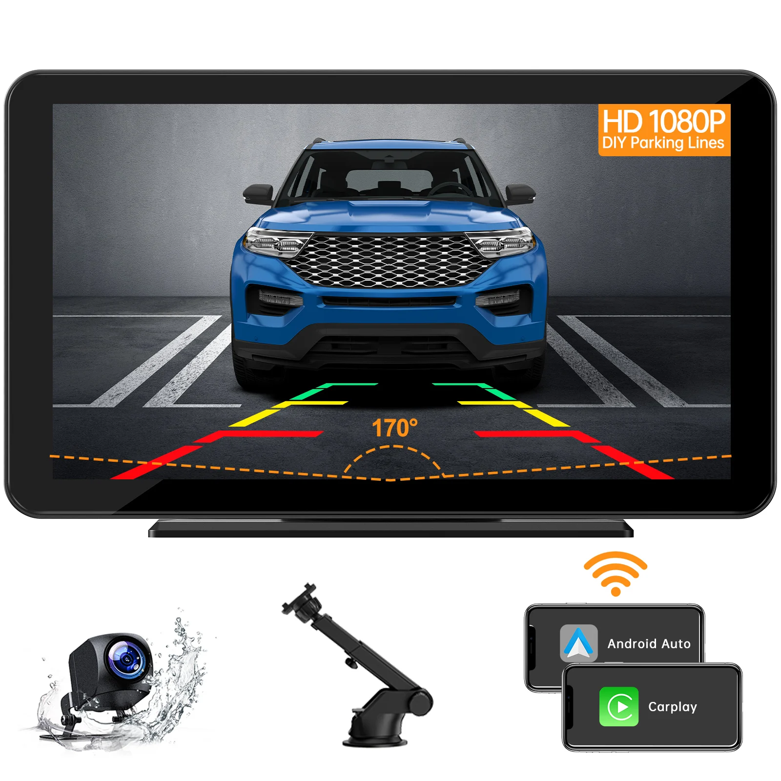 TOGUARD-7-Wireless-Apple-Carplay-Android-Auto-Car-Screen-Car-Stereo ...