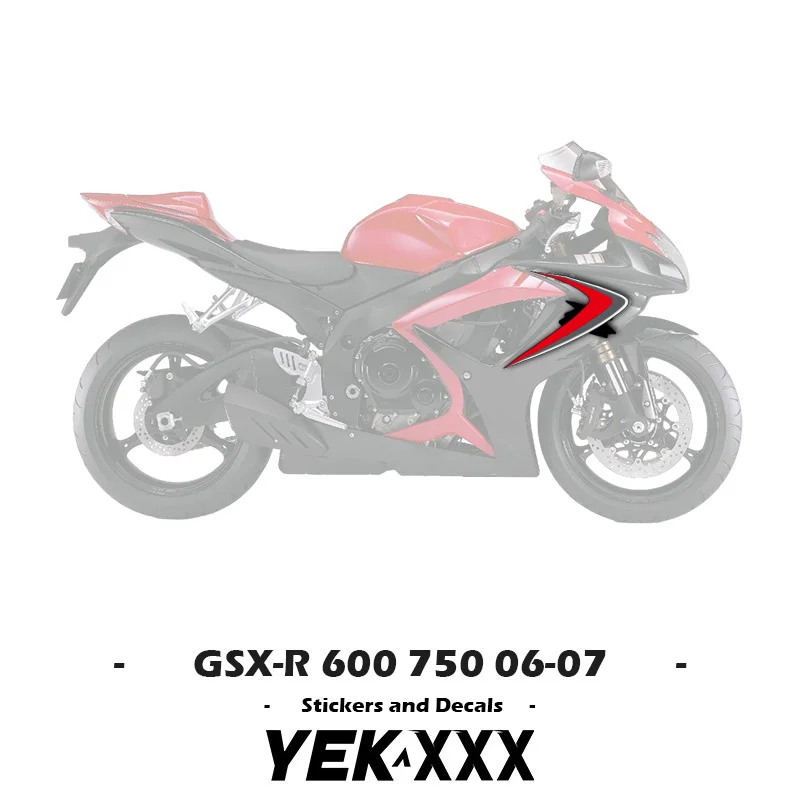 For SUZUKI GSX-R GSXR 600 750 K6 2006-2007 Full Vehicle Fairing Shell ...