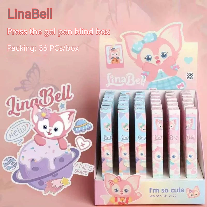 Disney 36pcs Cartoon Gel Pen Kawaii Linabell Stellalou Students ...