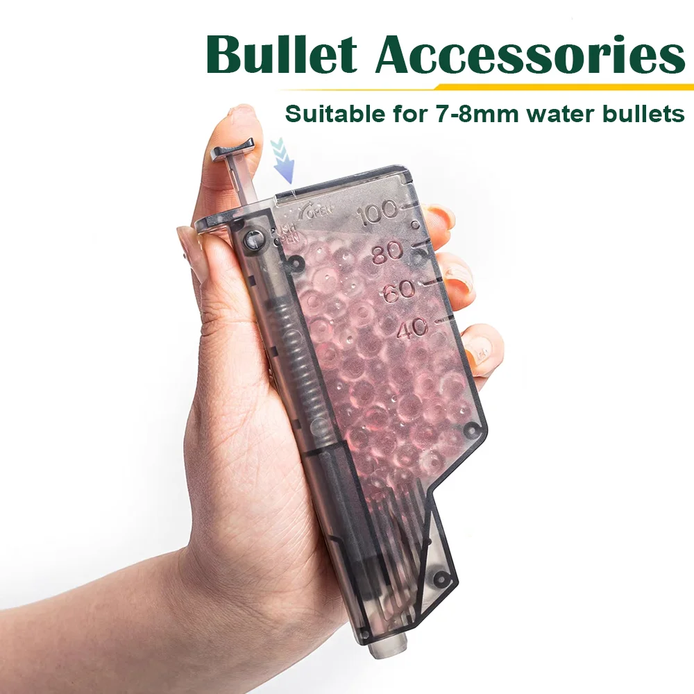 Tactical Extended Magazines 100rd 7mm Gel Ball Speed Loader Air ...