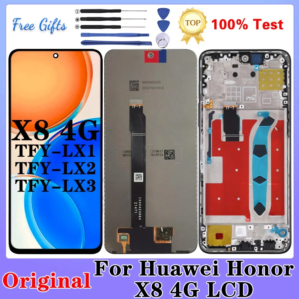 Original-For-HUAWEI-Honor-X8-4G-LCD-Display-X8-2022-Touch-Screen-TFY ...