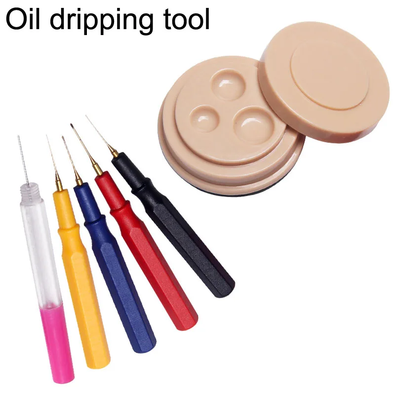 Watch-Repair-Tool-Kit-Oil-Dip-Pen-Oil-Dipping-Dish-Cylinder-Dripping ...