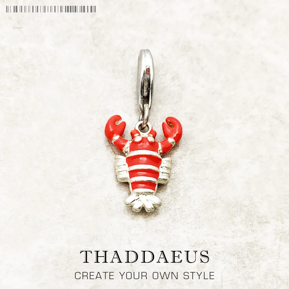 Red-Lobster-Pendant-Charm-New-Fine-Jewelry-925-Sterling-Silver-Oceans ...