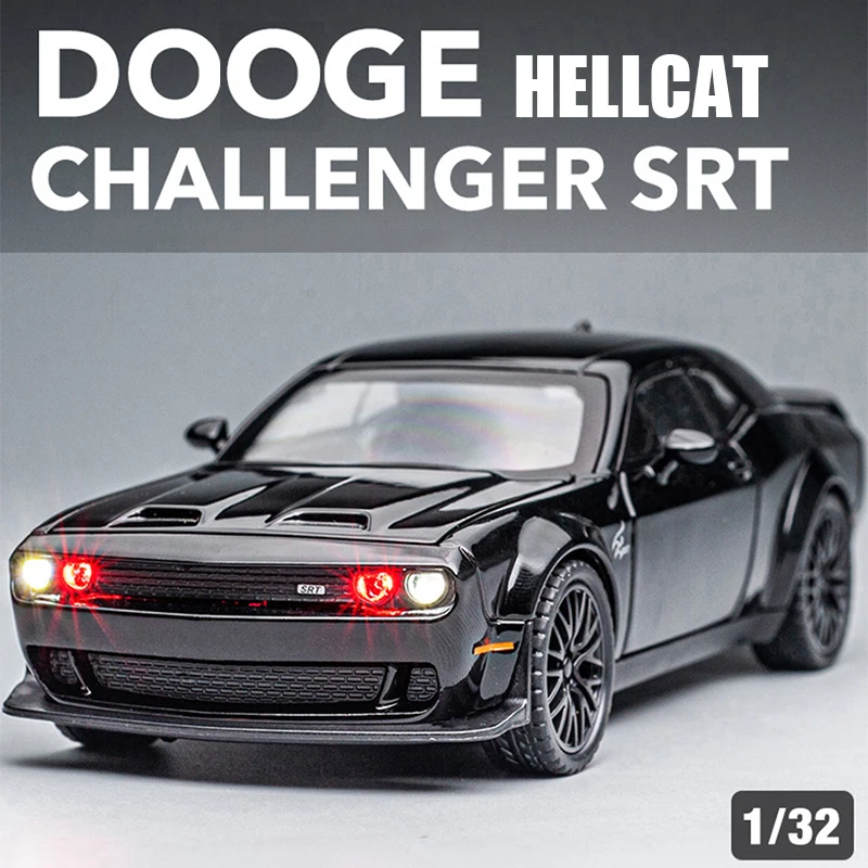 1-32-Simulation-Challenger-Hellcat-SRT-Red-Eye-Classics-Alloy-Cars-Toy ...