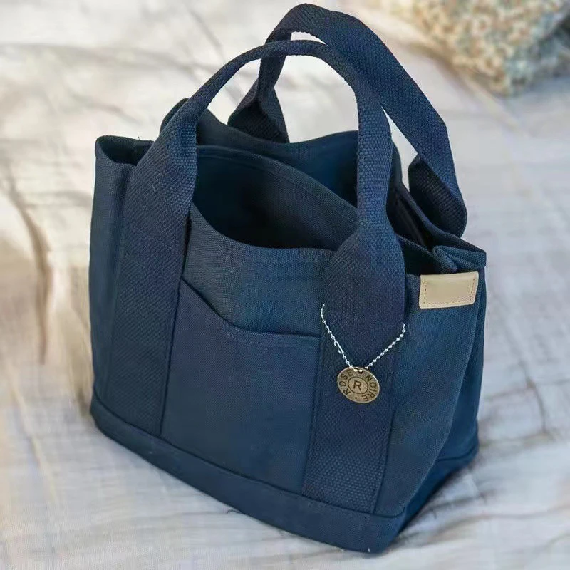 Japan Light Luxury Exquisite Rakuten High-grade Canvas Bag Bento Bag ...