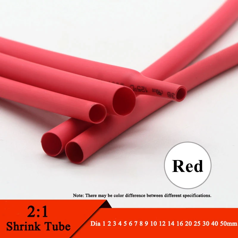 1 Meter Krimpkous Dia 1 2 3 4 5 6 7 8 9 10 12 14 16 20 25 30 40 50 Mm 2 ...