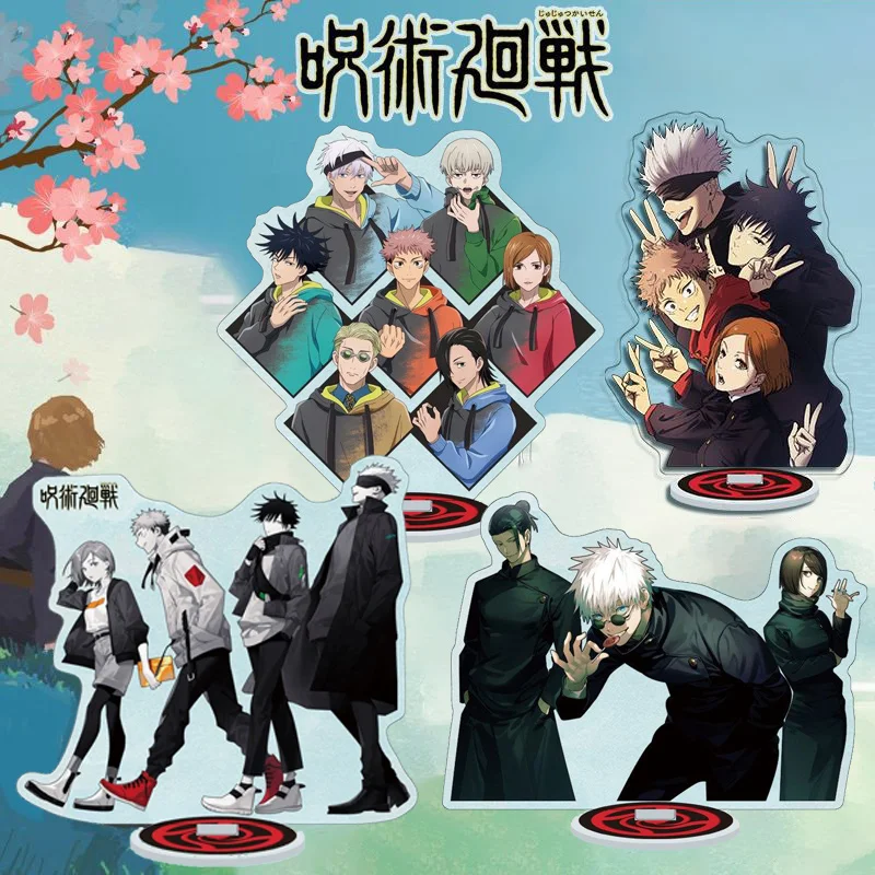 Jujutsu-Kaisen-Standing-Plate-Anime-Figure-Gojo-Satoru-Yuji-Megumi-Geto ...