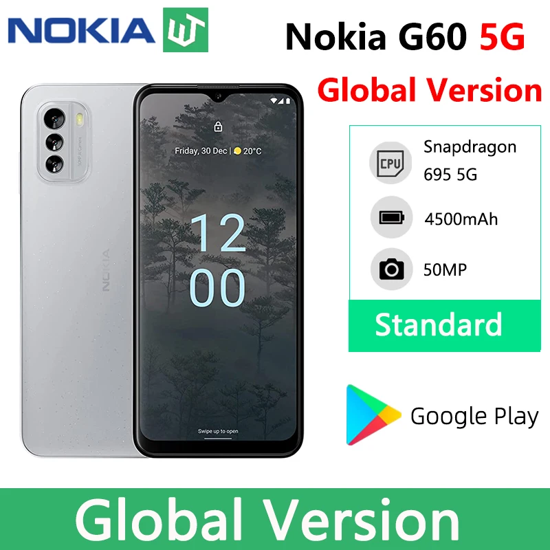 Nokia G60 5g Smartphone Snapdragon 695 5g Fhd + 6.58 "120hz 20w ...