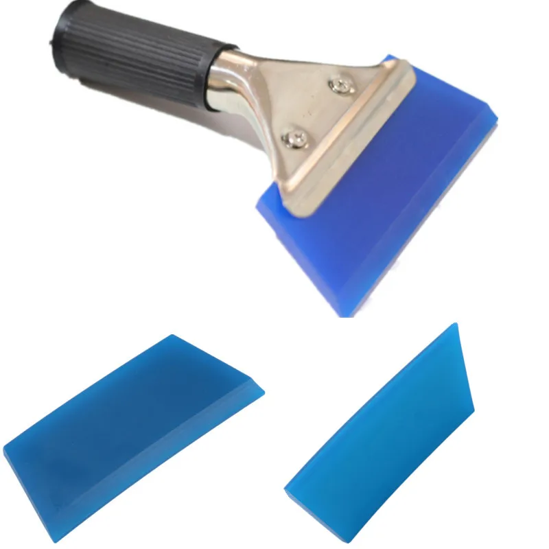 Beef Tendon Rubber Strip Blade Handle Squeegee Car Ice Scraper Cleaning ...