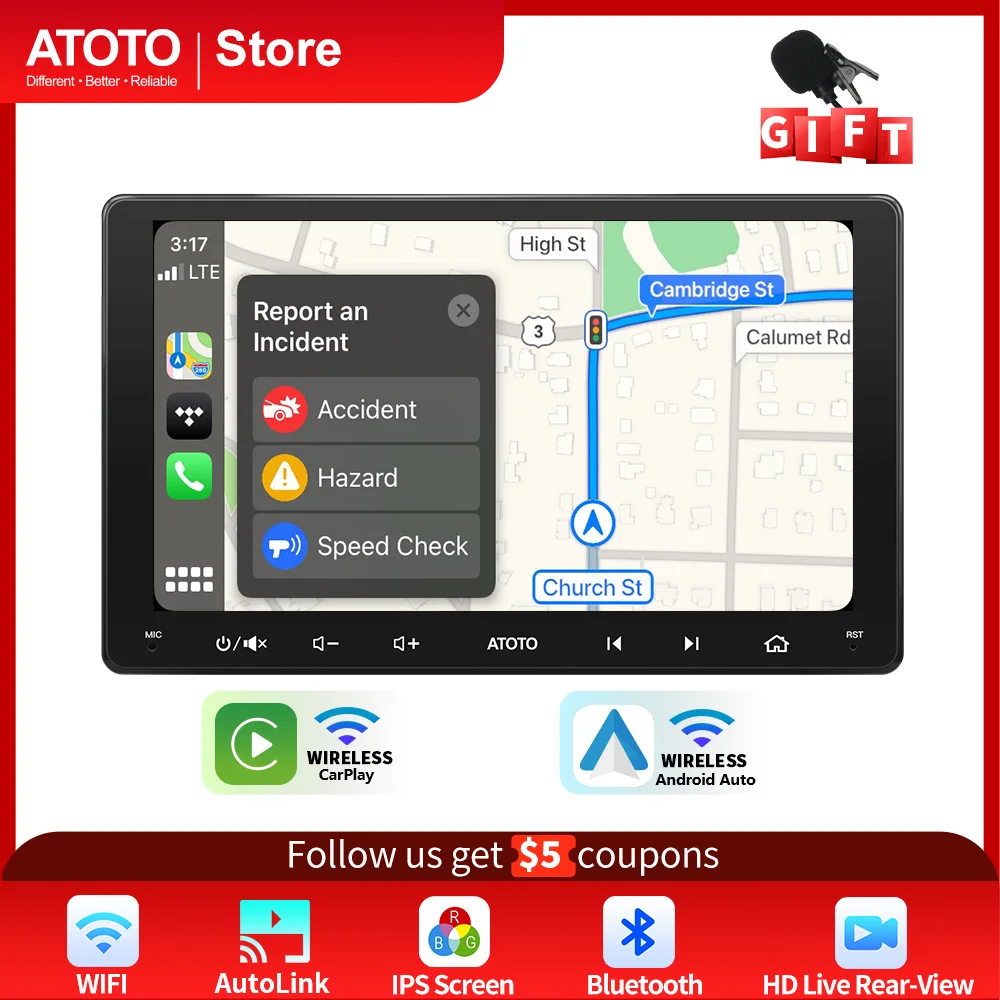 ATOTO-F7WE-9-Inch-2-Din-Car-Radio-Wireless-CarPlay-Android-Auto-HD ...