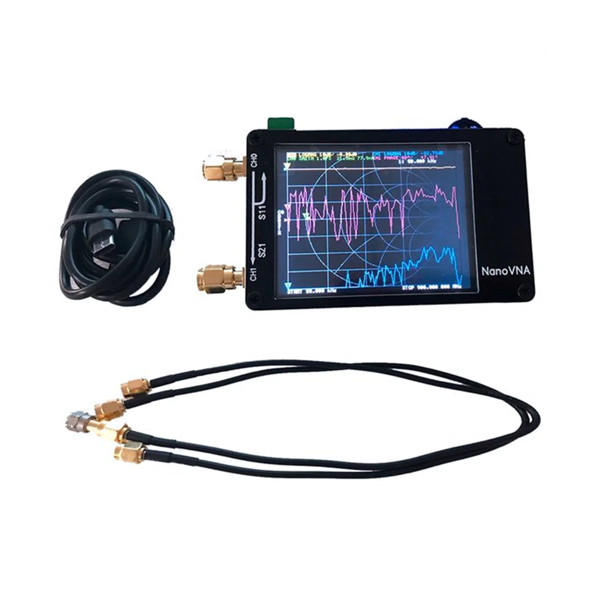 Nanovna-Vna-2-8-Inch-Lcd-Hf-Vhf-Uhf-Uhf-Vector-Netwerk-Analyzer-50Khz ...