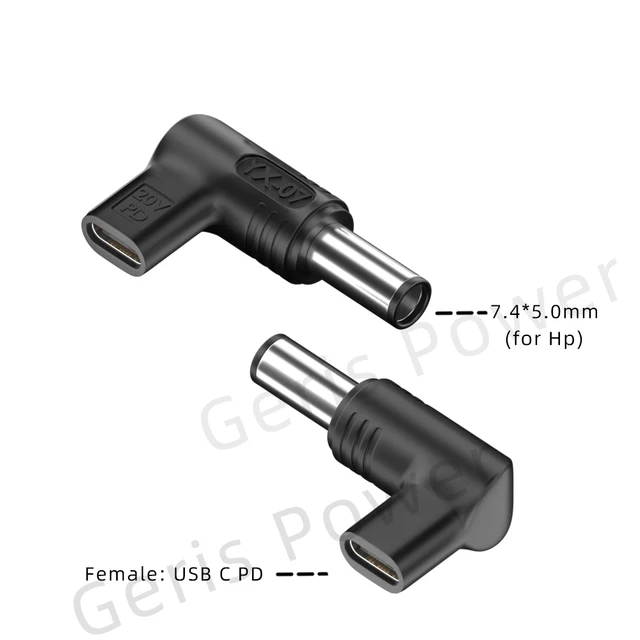 P D 100W Type C to Universal Laptop Charger Converter for Asus Lenovo ...