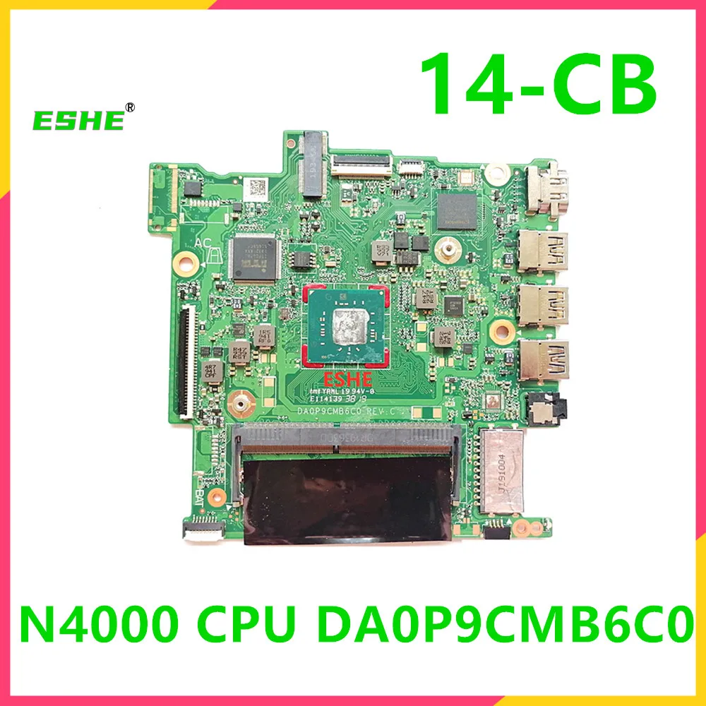 DA0P9CMB6C0-placa base para portátil HP Chromebook 14-CB, con N4000 CPU ...
