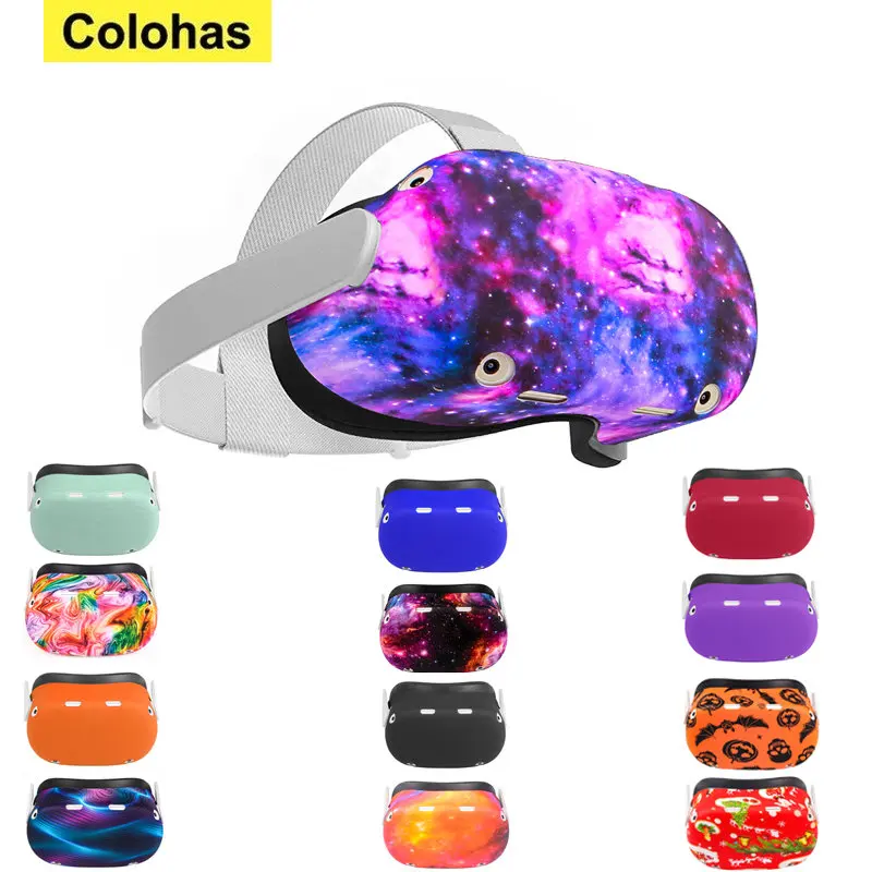 For-Oculus-Quest-2-Silicone-Protective-Cover-Shell-Case-Cooling-Pad ...