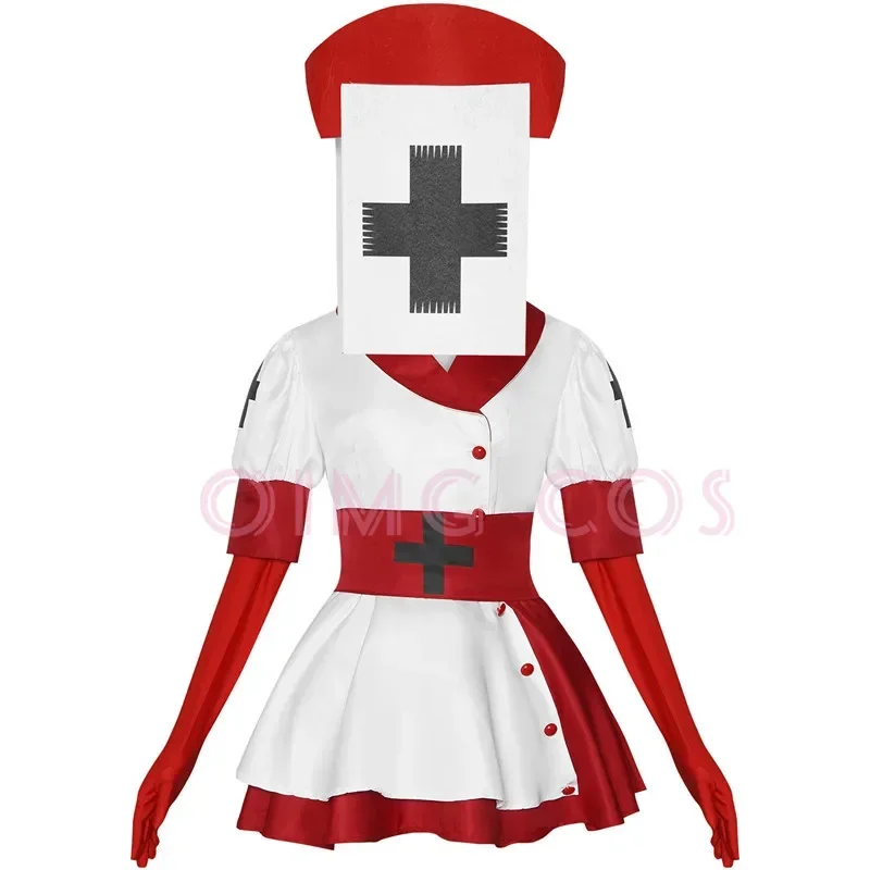 Dark Deception Harvester Nurse Cosplay Costume Adult Carnival Uniform ...