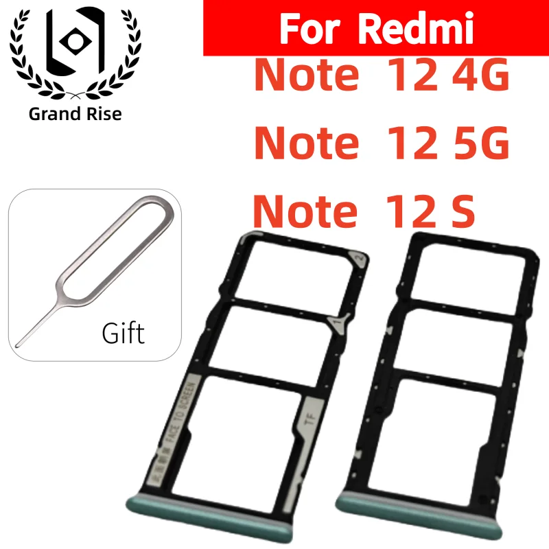 For Xiaomi Redmi Note 12 Redmi 4G Note 12 5G Note 12S 5G SIM Card Tray ...