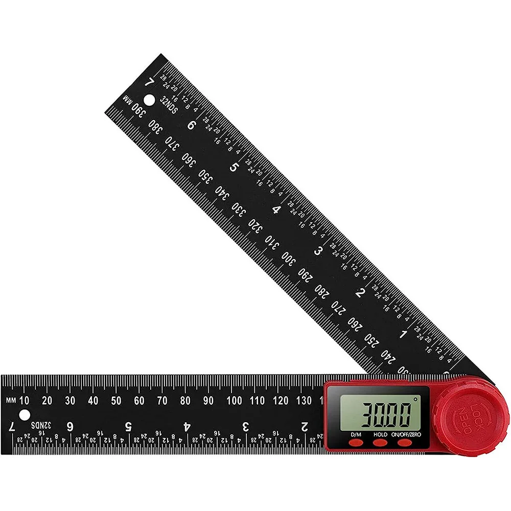 2-in-1-Angle-Measurement-Tool-Digital-Protractor-Multifunctional-360 ...