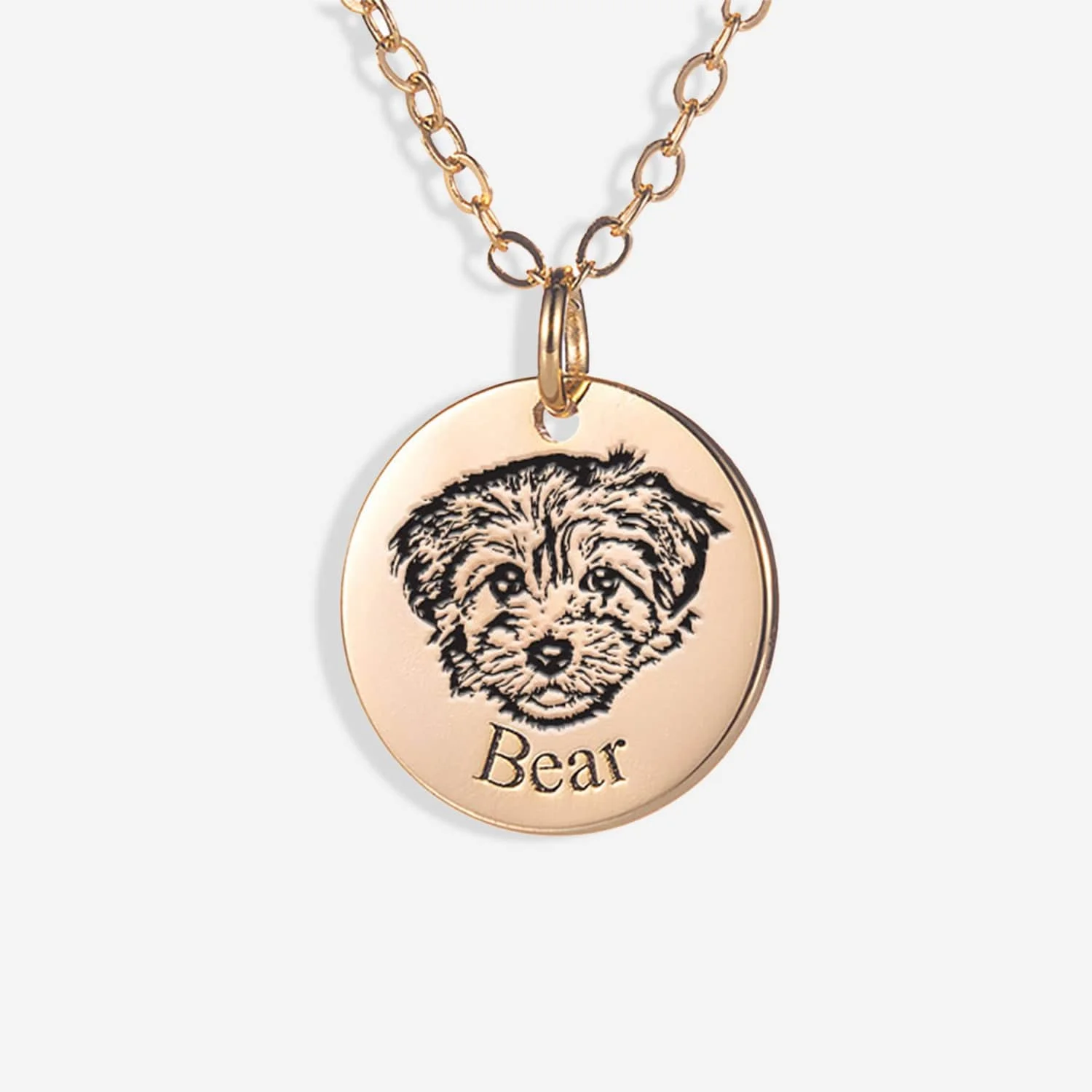 Custom Pet Photo Necklace Engraved Pets Pendant Gifts Handmade ...