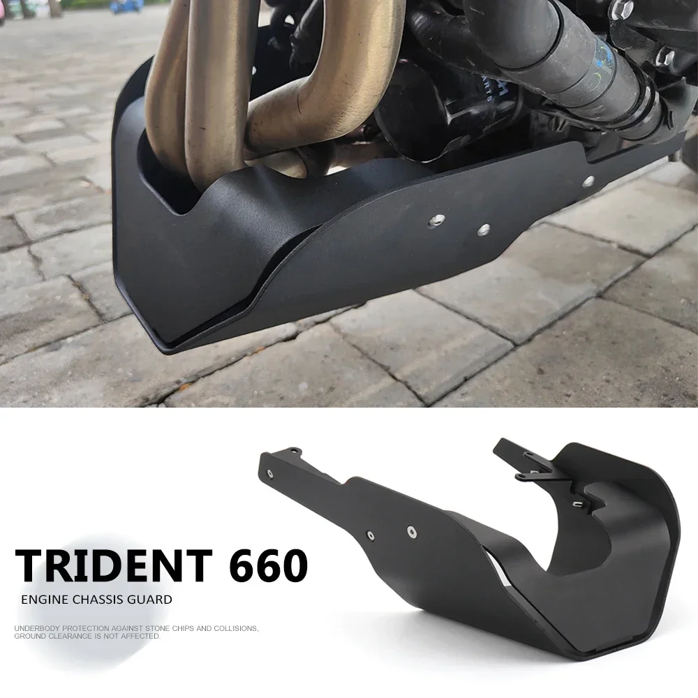 Motorcycle-Engine-Base-Skid-Plates-Protection-Cover-For-Trident-660 ...
