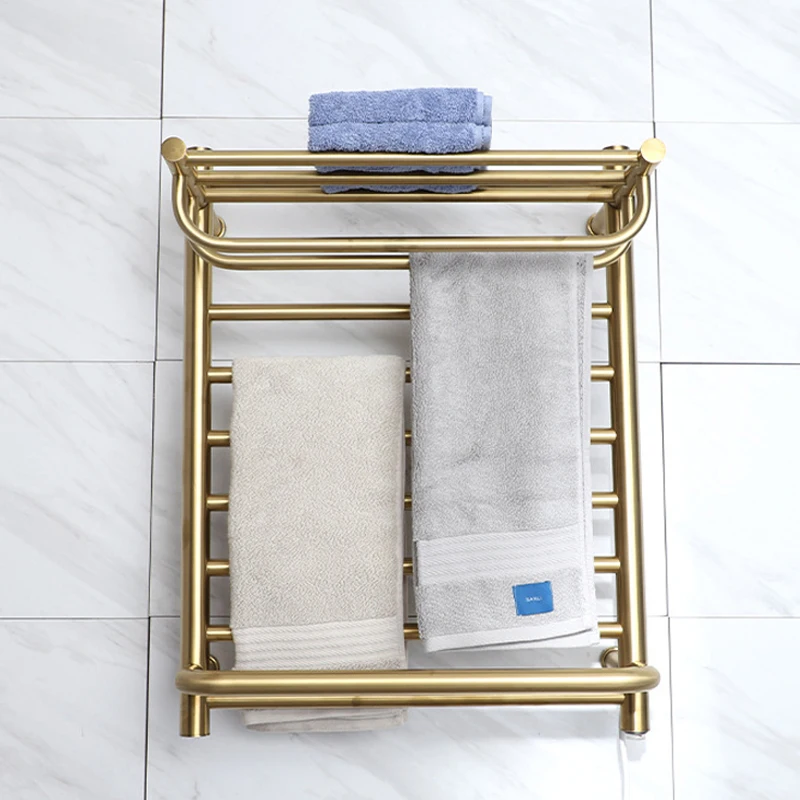 Electric Towel Rack 304 Stainless Steel Smart Constant Temperature 45°C ...