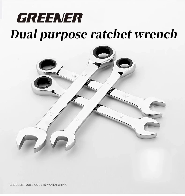 Two-way-fast-plum-ratchet-wrench-industrial-grade-small-opening-dual-purpose-wrench-hardware ...