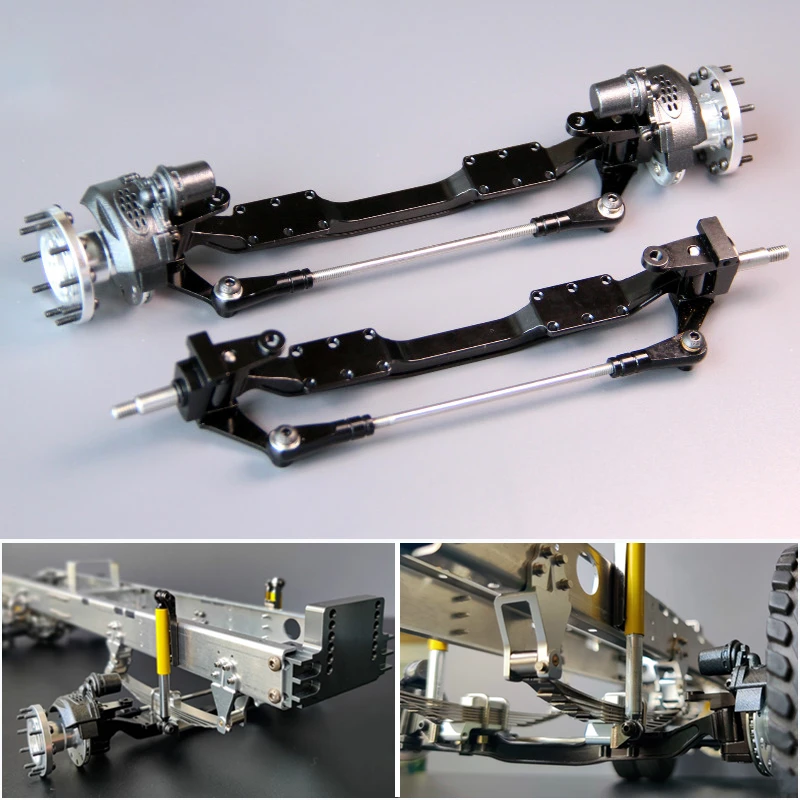 Metal Simulation Unpowered Axle Bring Inclination Brake Disc For 1/14 ...