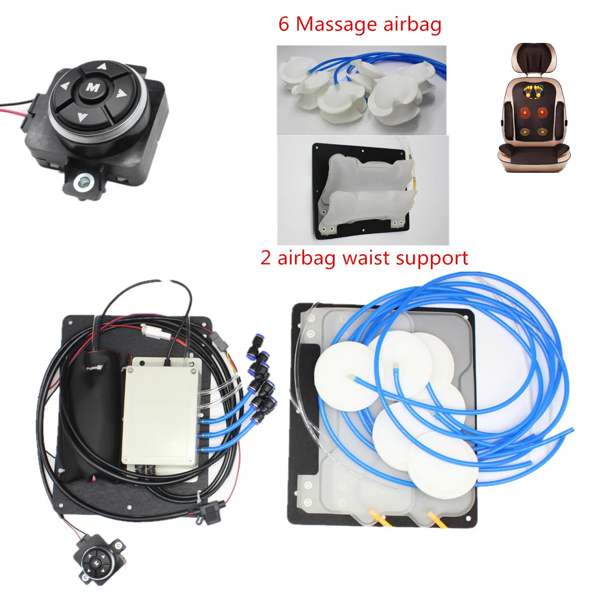 car-air-pneumatic-seat-lumbar-with-Four-ways-pneumatic-massage-4-air ...