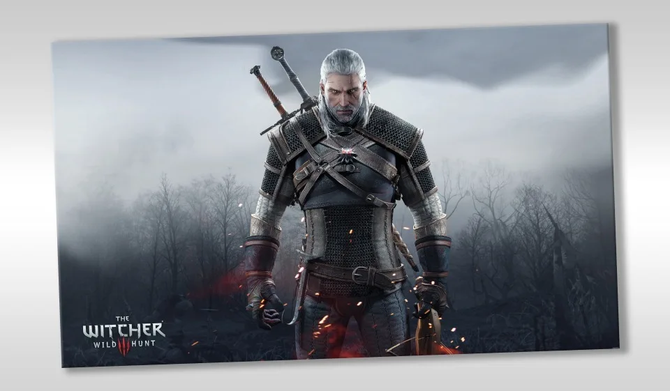 Wall-painting-The-Witcher-picture-on-canvas-gift-for-home-the-Witcher ...
