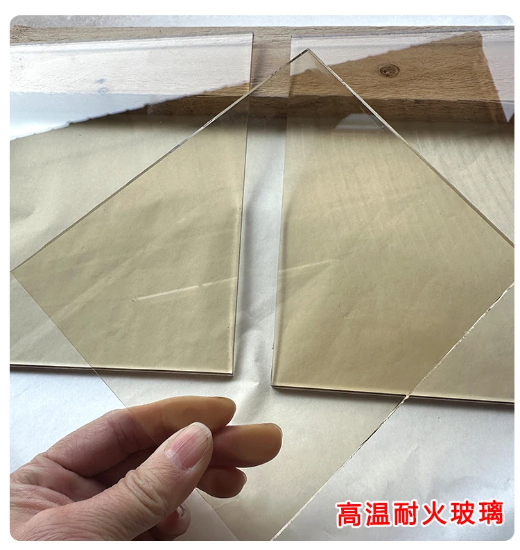 Fireplace Glass High Temperature Resistant Refractory Glass Clear Glass ...