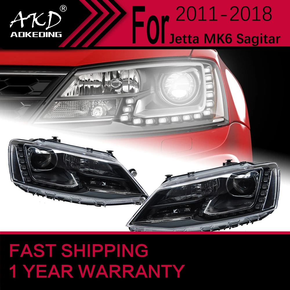 Car-Lights-for-VW-Jetta-MK6-Headlight-2011-2018-MK6-Head-Lamp-Drl ...