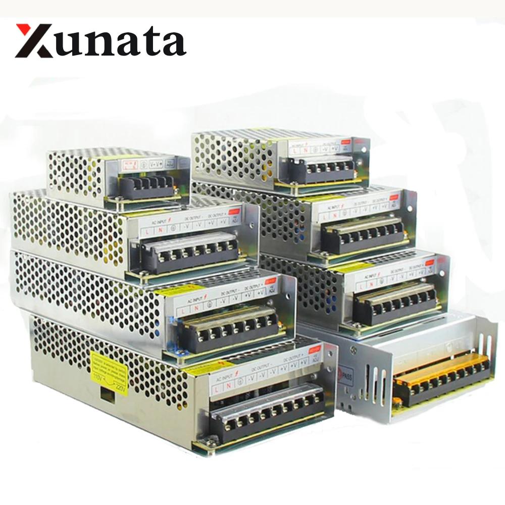 Dc 12v 5v 24v Switching Power Supply Led Strip Power Supply Adapter Ac ...