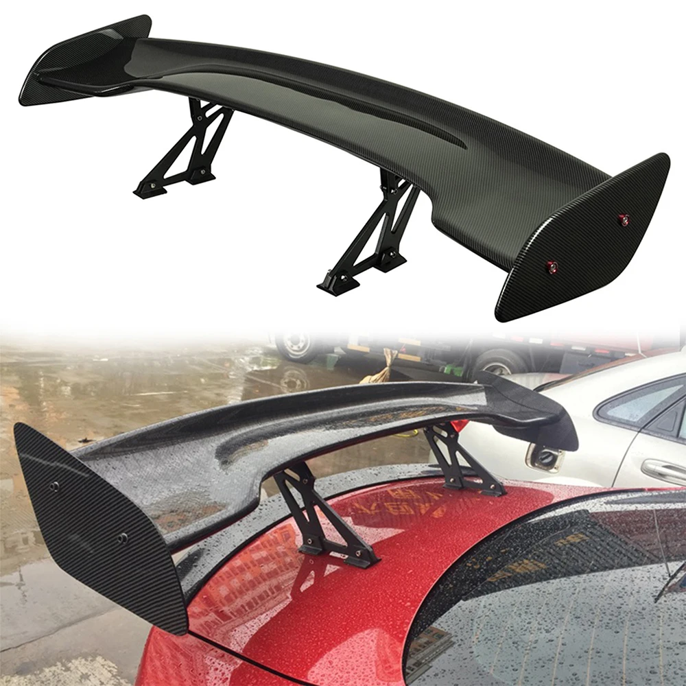 GT Universal Carbon Fiber Car Tail Wing – Geared Up Auto Supply