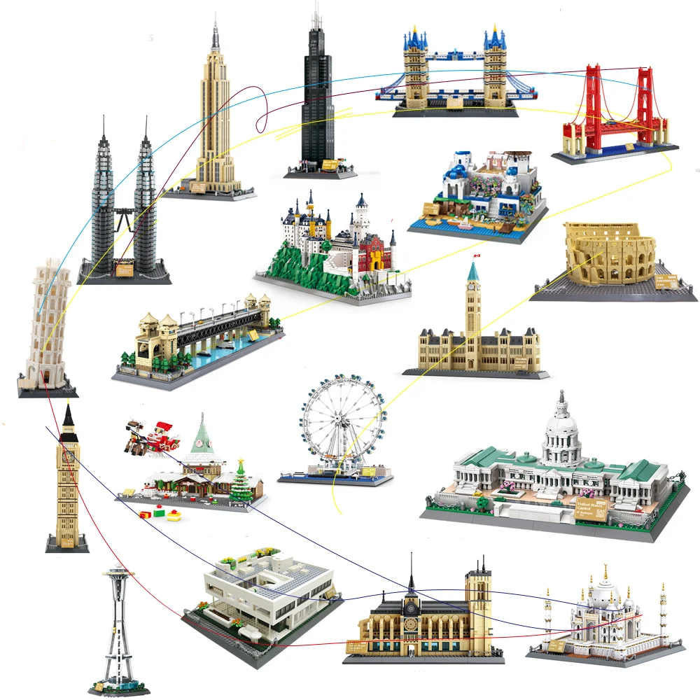 MOC-World-Famous-Architecture-Edifice-Opera-House-Building-Blocks-Villa ...