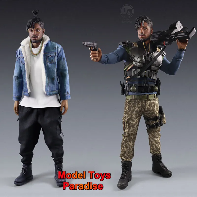 YOUNGRICH-TOYS-YR012-1-6-Men-Soldier-Black-Panther-Erik-Killmonger ...