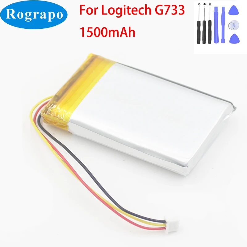 New-3-7V-1500mAh-Wireless-Game-Headset-Headphones-Ear-Pads-Battery-For ...