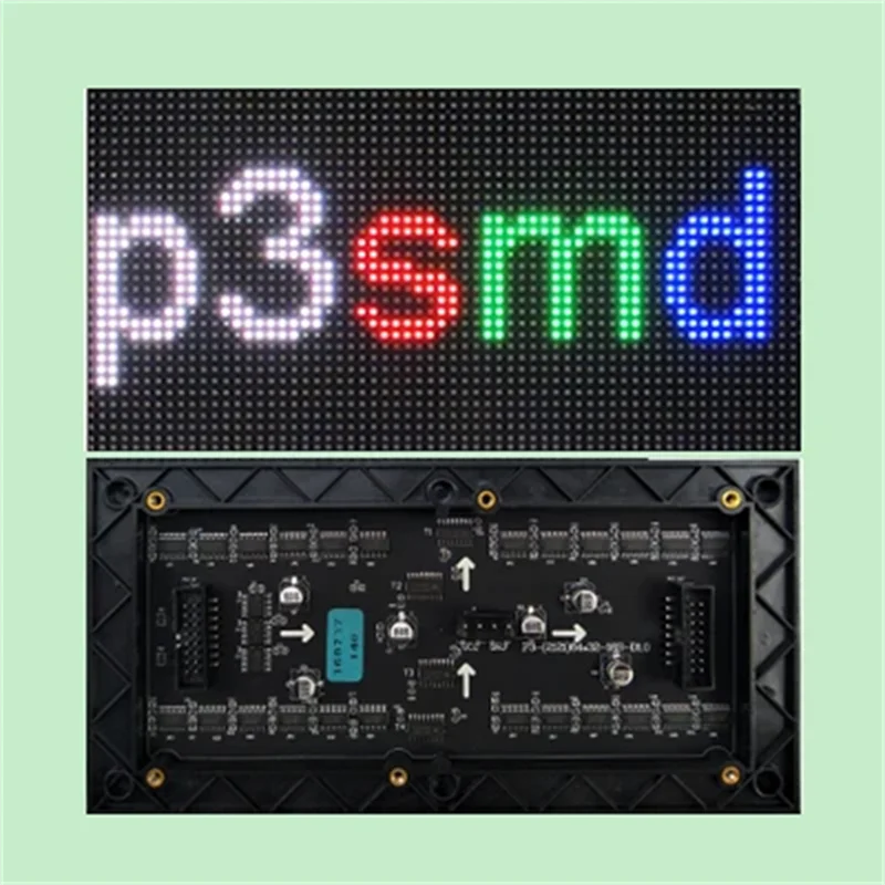 Módulo P3 192x192 Painel de exibição de matriz de luz LED colorida ...