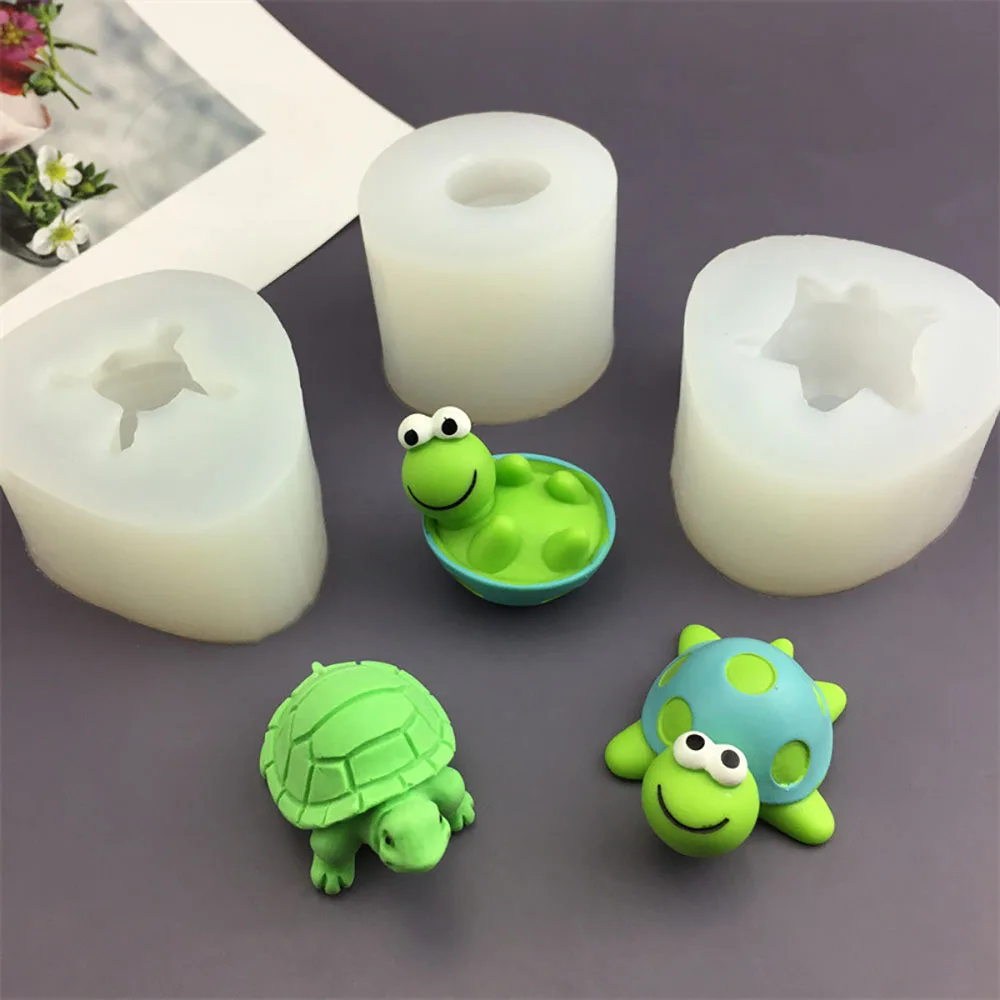3D-Turtle-Plaster-Molds-Animal-Gypsum-Decoration-Knickknacks-DIY ...