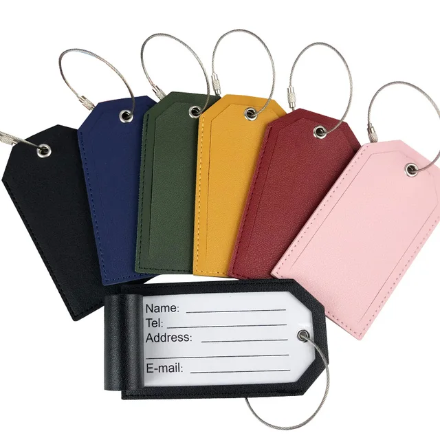 Luggage Tags Travel Boarding Pass Aluminium Baggage Name Tags Suitcase ...