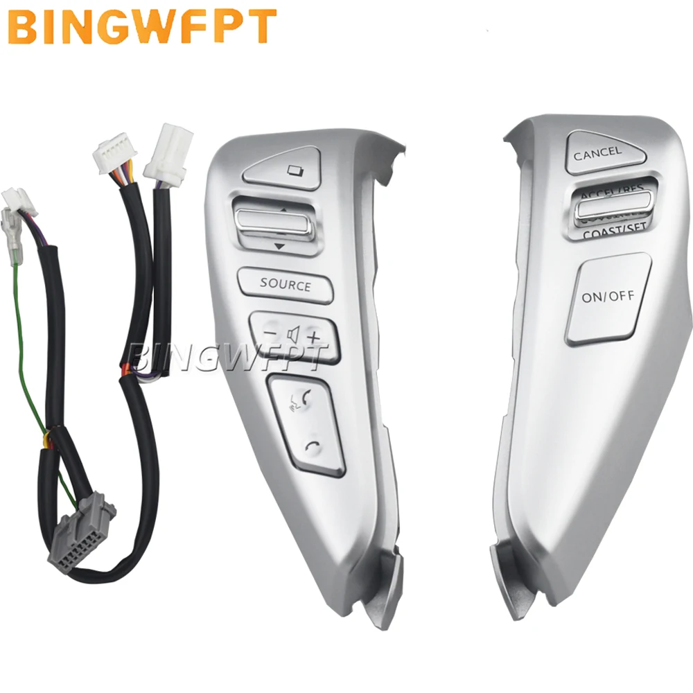 Steering-Wheel-Cruise-Control-Bluetooth-Switches-25550-3DA6A-For-Nissan ...