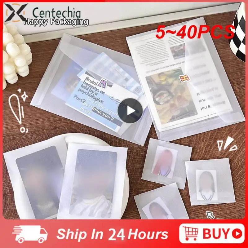 5-40PCS-lot-Custom-Envelope-Semi-transparent-Sulfuric-Acid-Paper ...