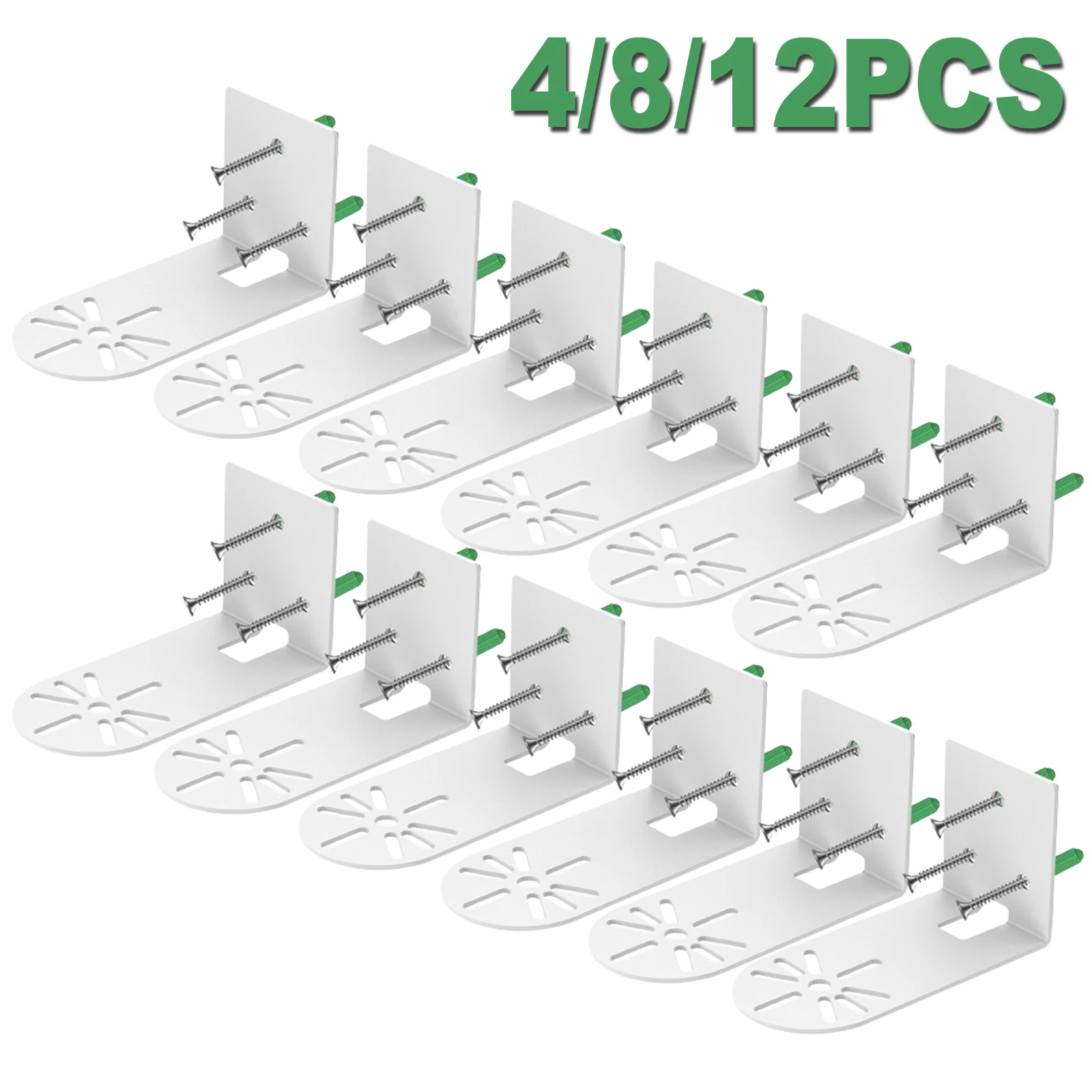 4-8-12PCS-L-Shape-Wall-and-Ceiling-Mount-Bracket-PTZ-Dome-Camera-Holder ...