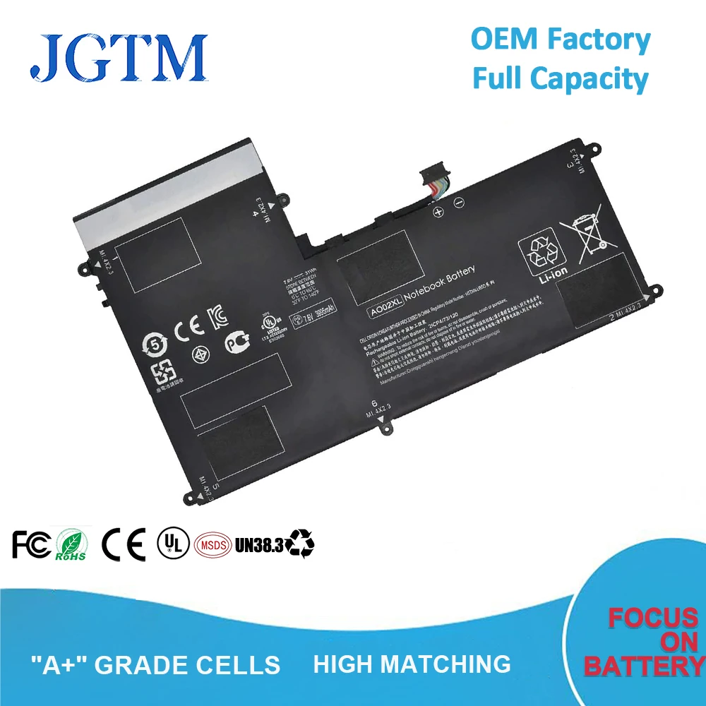 AO02XL HSTNN-C75C HSTNN-IB5O 728250-121 728558-005 Laptop Battery for ...