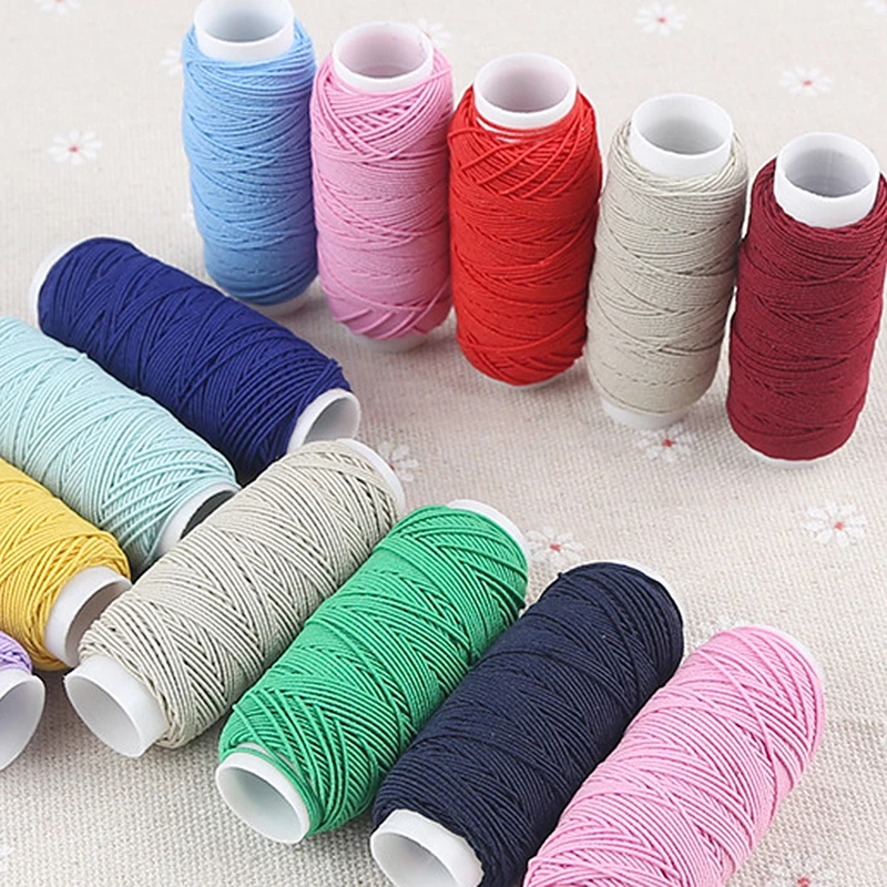 Colorful-Elastic-Threads-For-Sewing-Machines-Embroidery-Sewing-Threads ...
