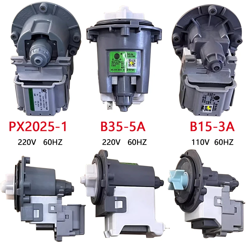 Washing machine 60HZ drainage pump PX2026-1 motor B35-5A motor B15-3A ...
