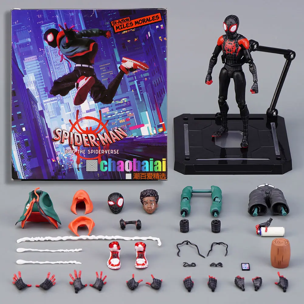 Figura-de-acci-n-Sentinel-Sv-Spiderman-Into-The-Spider-verse-Miles ...