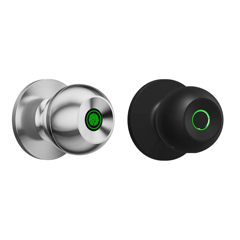 Spherical-Smart-Password-Lock-Indoor-Fingerprint-Lock-Wooden-Door-Anti ...