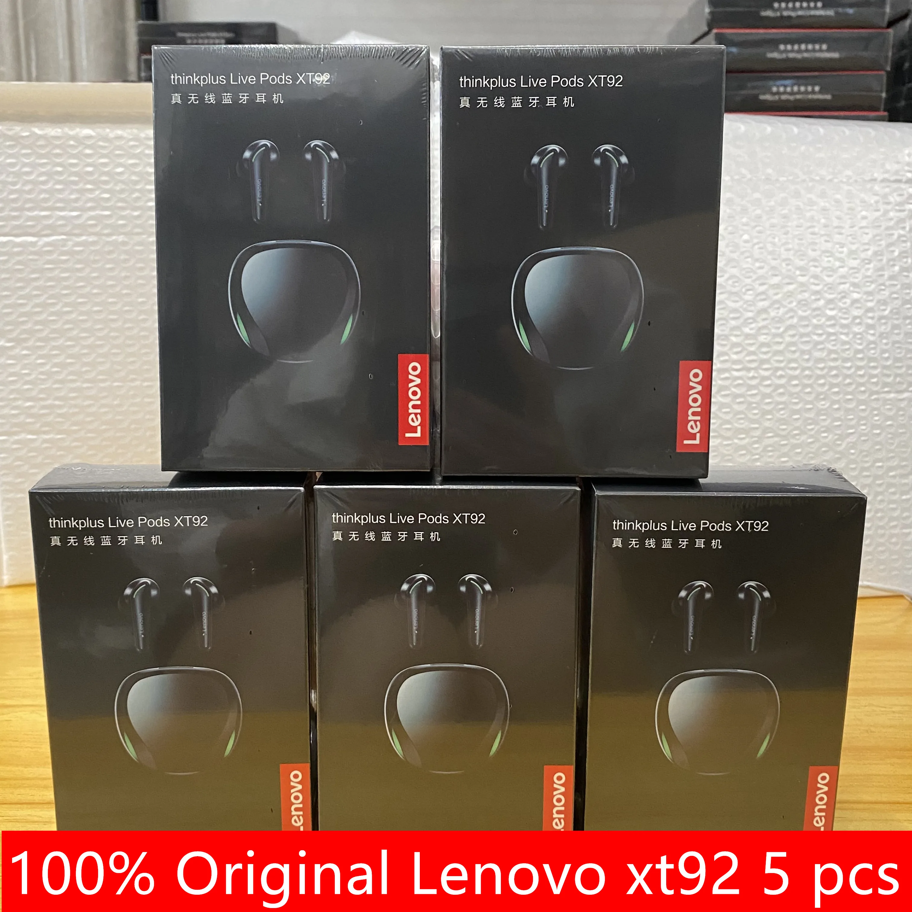 Lenovo-auriculares-inal-mbricos-XT92-aud-fonos-originales-con-Control-t-ctil-Bluetooth-est-reo ...